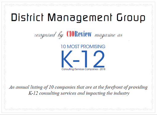 DMGroup named among Most Promising K-12 Consulting/ Services Companies ...